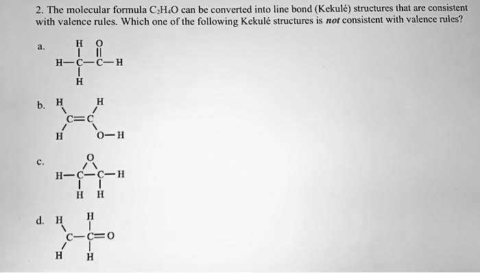 SOLVED: The Molecular Formula C2H4O Can Be Converted Into, 46% OFF