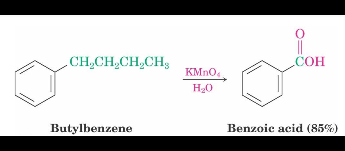 SOLVED: Butylbenzene Benzoic acid (85%)
