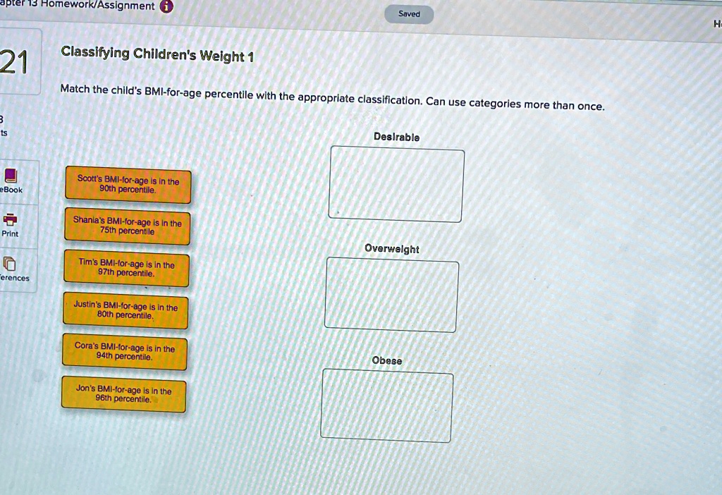 apler 13 homeworkiassignment saved 21 classifying childrens welght ...
