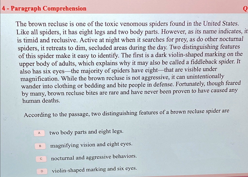 According to the passage, two distinguishing features of a brown ...
