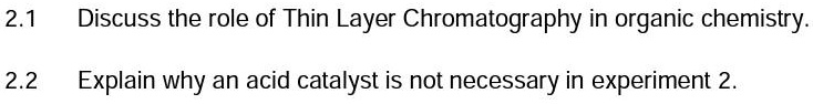 SOLVED: EXPERIMENT 2 is on the Reduction of Diphenyl Ketone ...