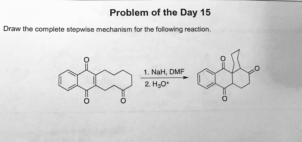 SOLVED: 'Draw the complete mechanism for the following reaction ... SOLVED: 'Draw the complete mechanism for the following reaction ...