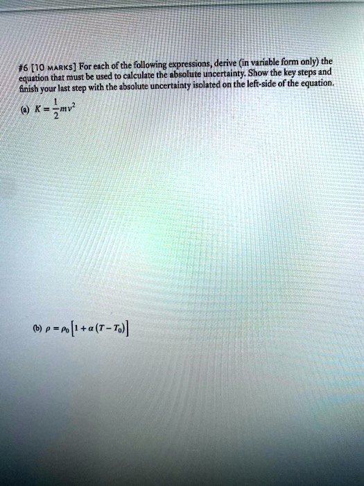 SOLVED: Text #6 [10 MARKS] For each of the following expressions ...