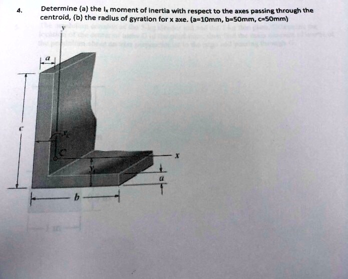 SOLVED: Determine (a) the moment of inertia with respect to the axes passing through the ...