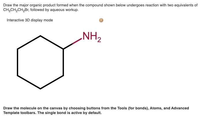 SOLVED: Draw the major organic product formed when the compound shown ...