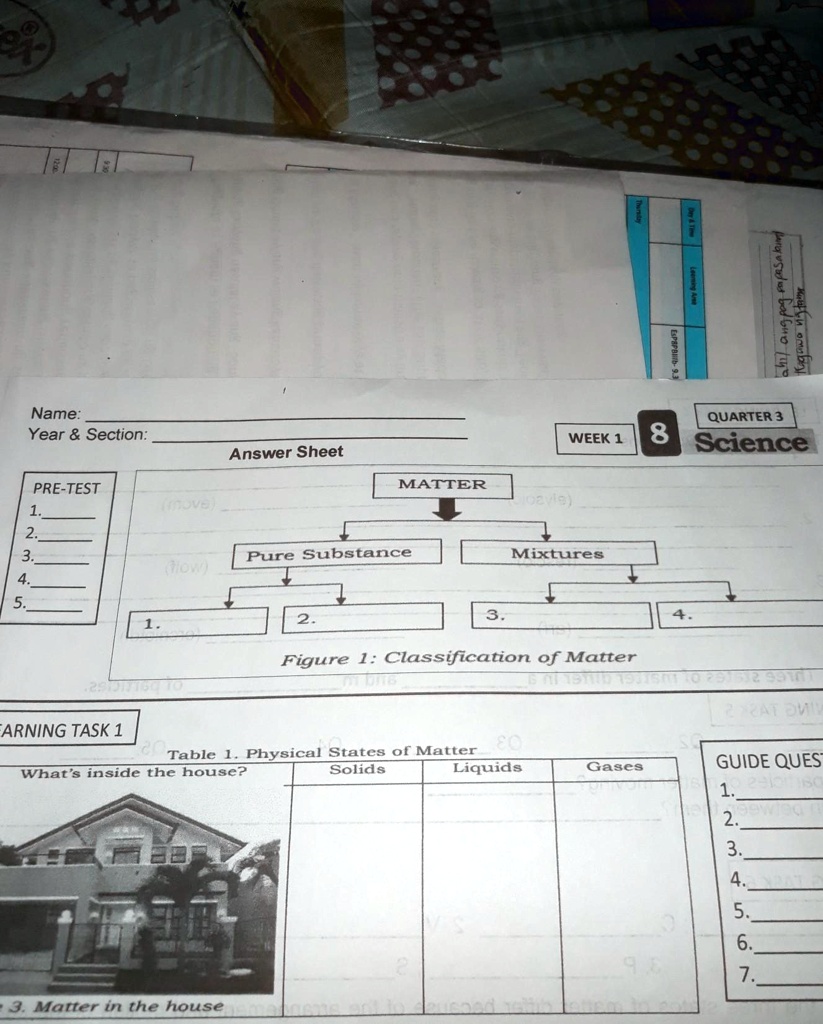 pa answer nga po nyan 1 14 quarter 3 week 8 science name year section ...