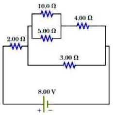 SOLVED: Consider the circuit shown below. Find the current in the 3.00-ohm resistor.