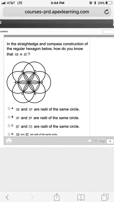 SOLVED: At 3:44 PM, 24% of the courses on courses-prd.apexlearning.com were completed. In the ...