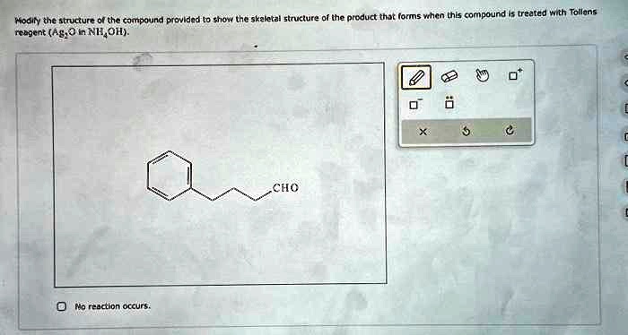 Modify the structure of the compound provided to show the...