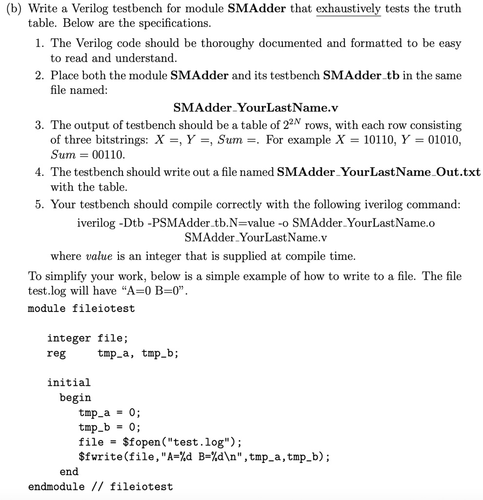 Video Solution 5 A Let X And Y Be Two N Bit Binary Numbers Represented In Sign Magnitude