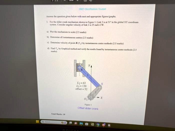 SOLVED: Texts: RMIT Classification: Trusted Answer the question given ...