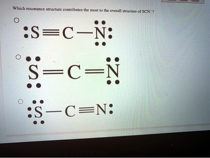 which resonance structure contributes the most to the overall structure ...