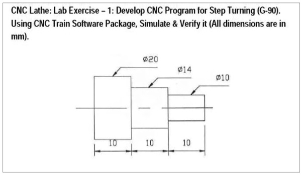 SOLVED: Can you solve this question using G code for CNC lathe machine ...