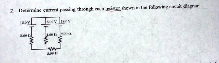 VIDEO solution: Determine current passing through each resistor shown in the following circuit ...