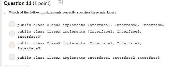 SOLVED: Question11(1 point) Which of the following statements correctly ... SOLVED: Question11(1 point) Which of the following statements correctly ...