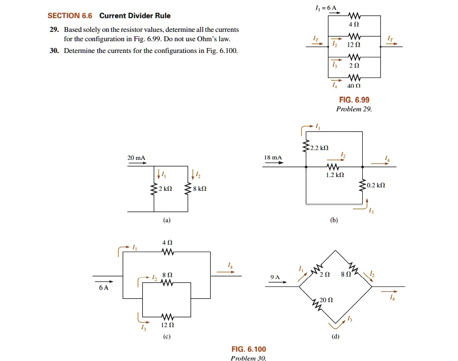 Section 6 6 Current Divider Rule 29 Based Solely On The Resistor