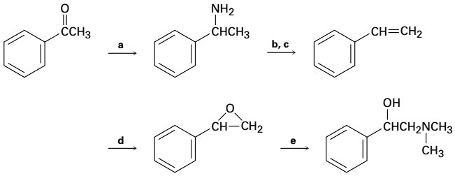 SOLVED: Fill in the missing reagents aâ€“e in the following scheme ...