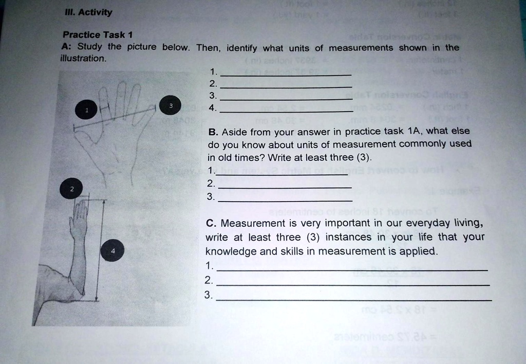 SOLVED: Study the picture below. Then, identify what units of ...