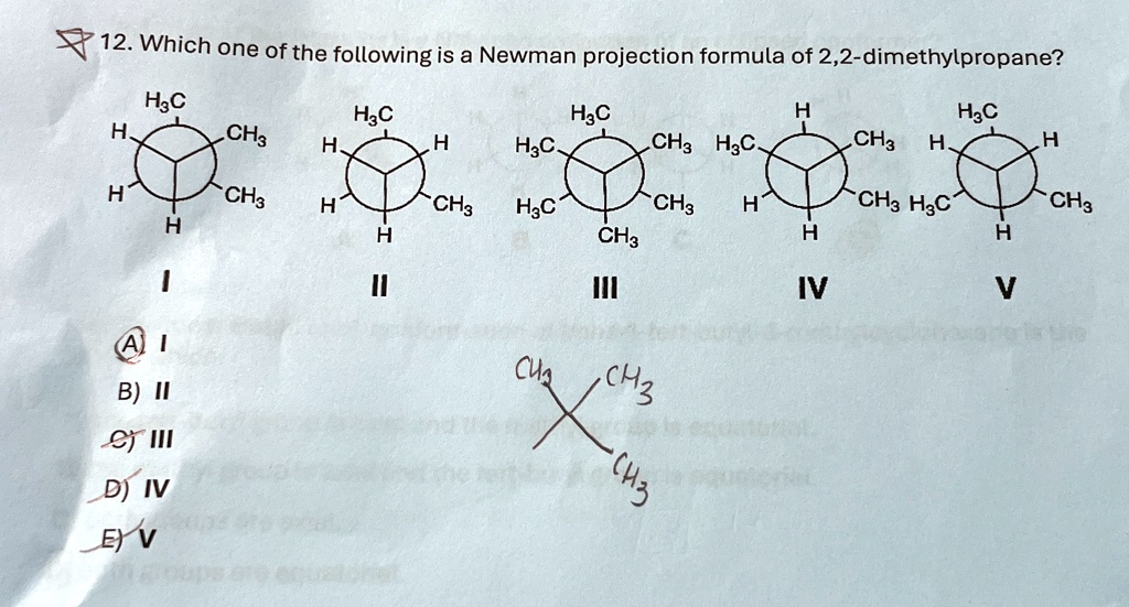 12 which one of the following is a newman projection formula of 22 ...