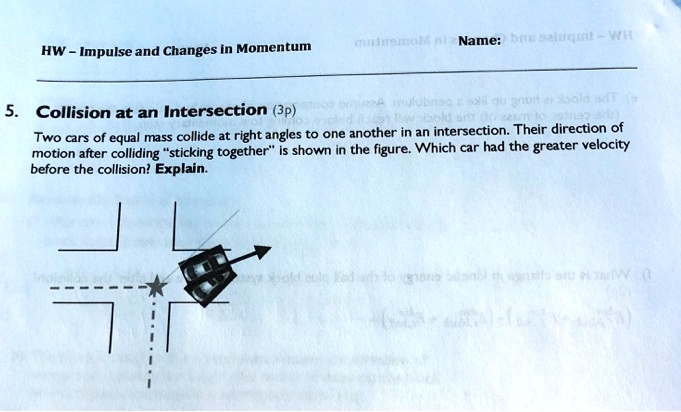 u 1 0 a j 0294l81 wh name hw impulse and changes in momentum collision ...