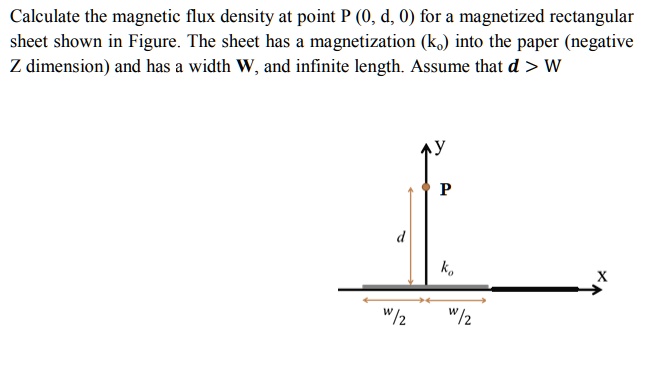 electrostatics calculate the magnetic flux density at point p 0d 0 for ...