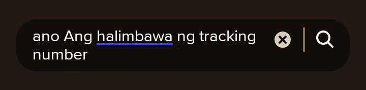 SOLVED: 'ano Ang halimbawa ng tracking number ano Ang halimbawa ng ...