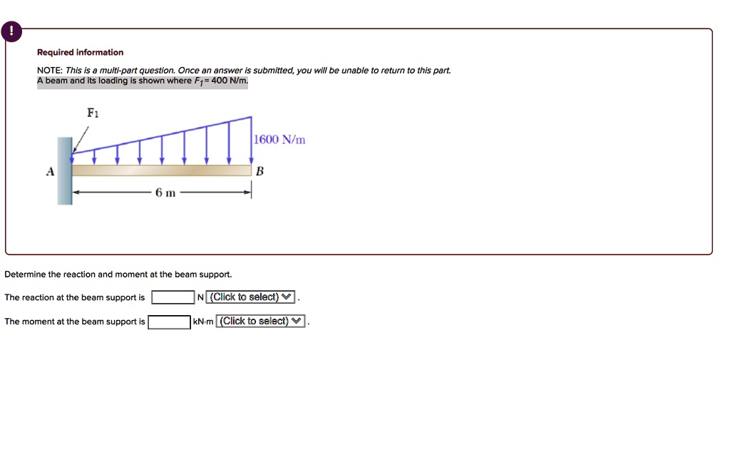 SOLVED: Required Information NOTE: This multi-part question: Once an ...