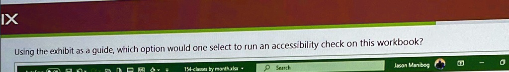 SOLVED: Using the exhibit as a guide, which option would one select to ...