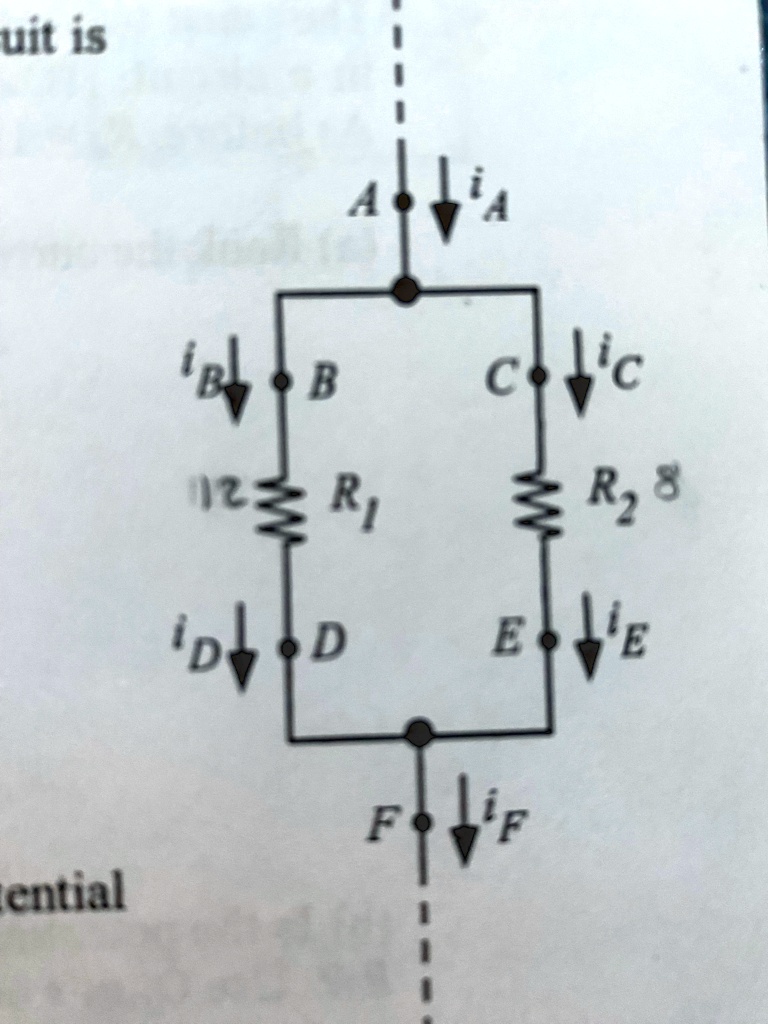 SOLVED: Two resistors, R1 and R2, are connected in parallel in a circuit. The resistance of the ...