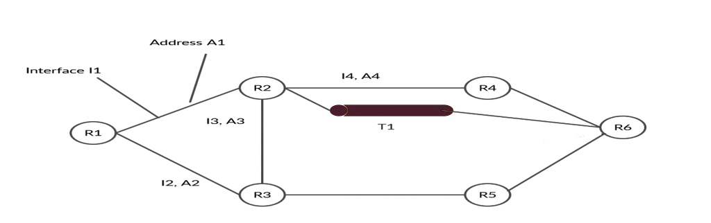 SOLVED: The network shown in the figure is an MPLS network with all routers configured as Label ...