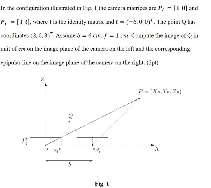 In the configuration illustrated in Fig. 1 the camera matrices are Pl ...