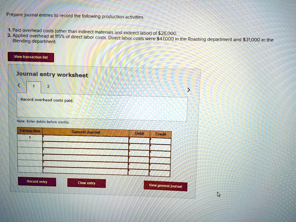 VIDEO solution: Prepare journal entries to record the following ...