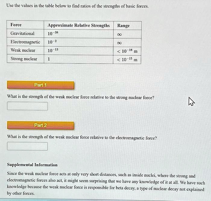 SOLVED: Use the values in the table below to find ratios of the ...