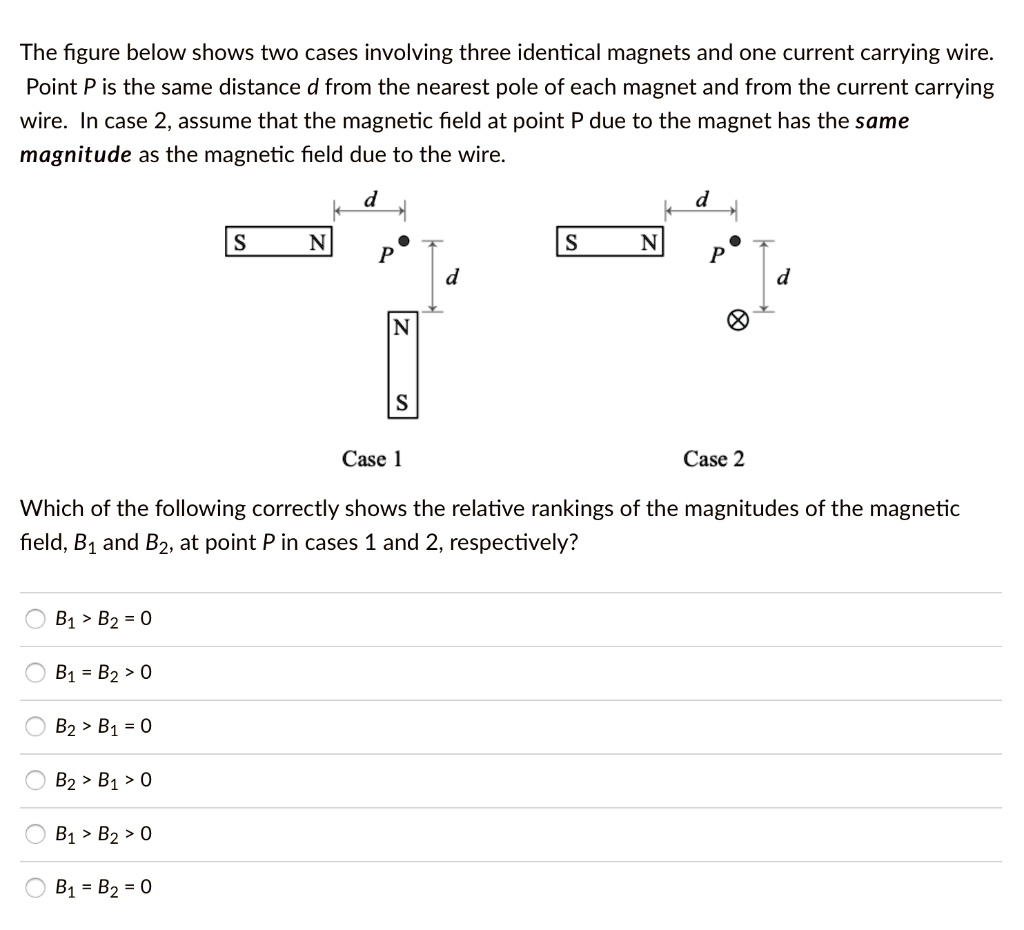 SOLVED: The figure below shows two cases involving three identical ...