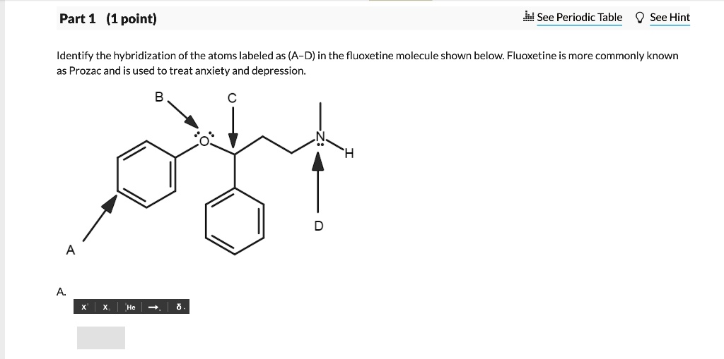 SOLVED: Part 1 (1 point) 4 See Periodic Table See Hint Identify the ...