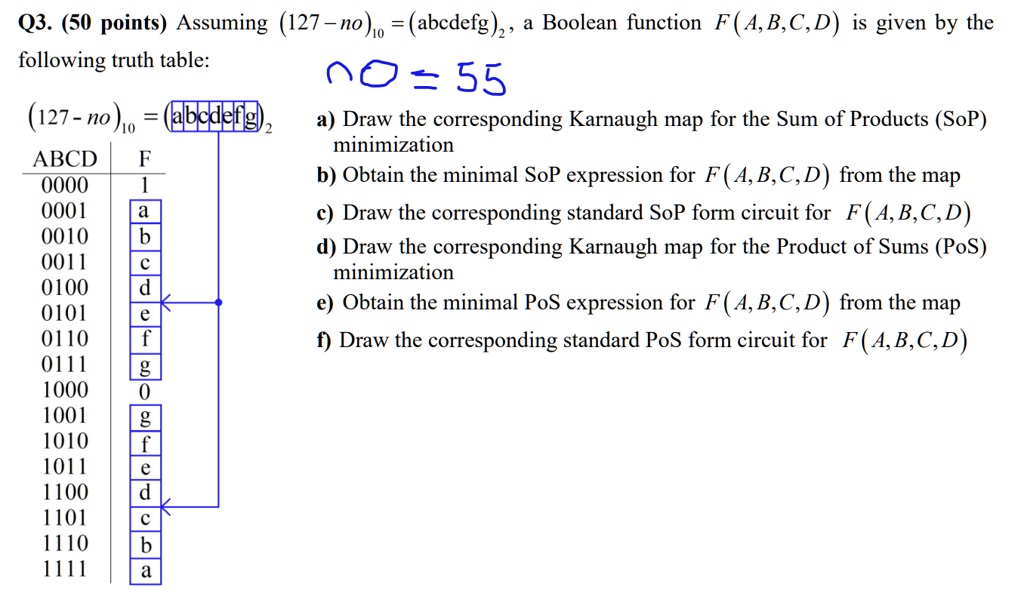 SOLVED: Text: Can you solve it with no = 55 Q3. (50 points) Assuming ...