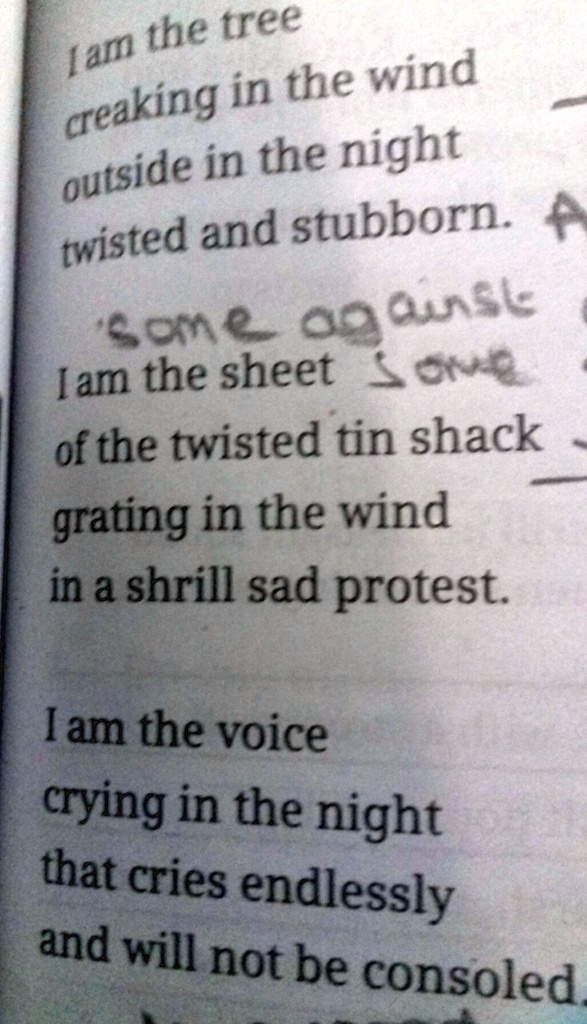 i am the tree poem summary am the tree in the wind creaking outside in ...