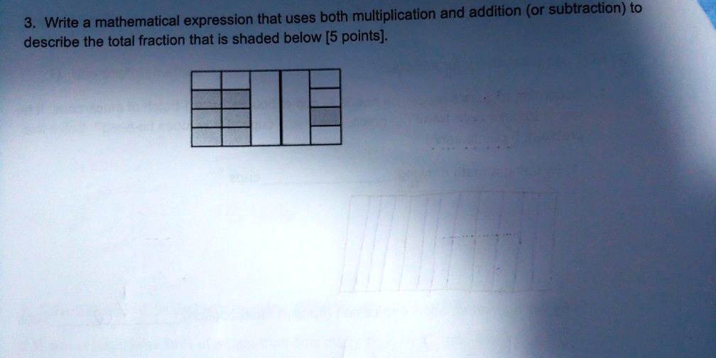 SOLVED: Write a mathematical expression that uses both multiplication and addition (or ...