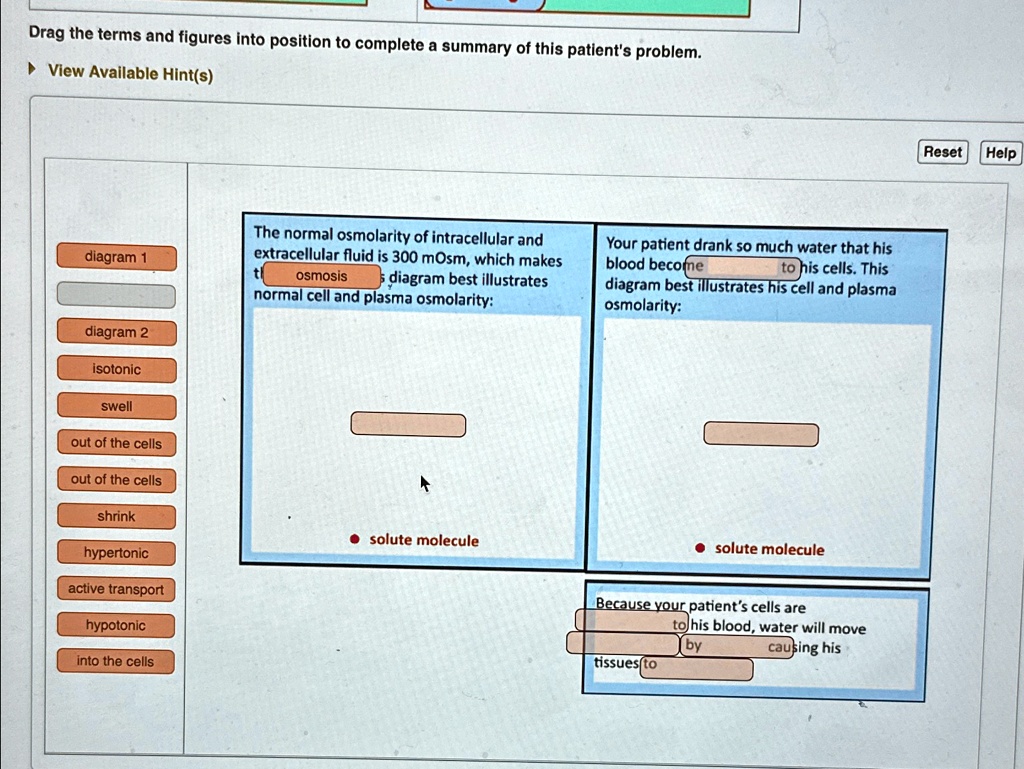 Drag the terms and figures into position to complete a...