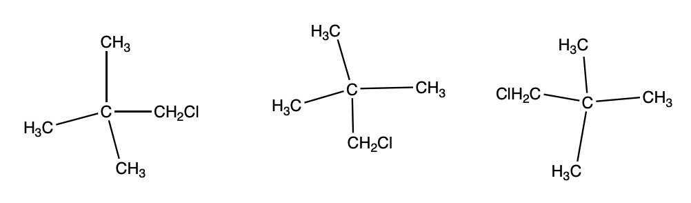 SOLVED: Draw all the compounds with the formula C5H11Cl. Show all ...