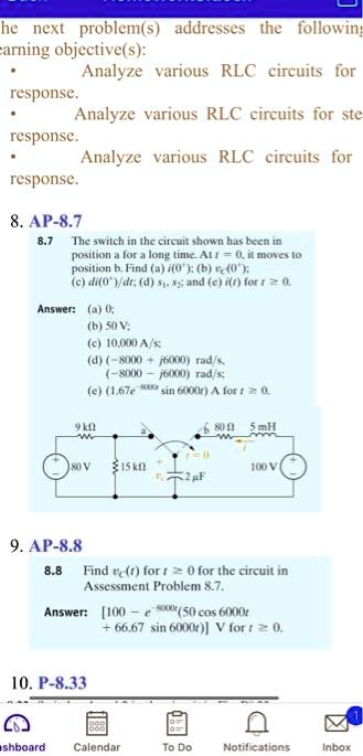 SOLVED: Problem 8 Next problem(s) addresses the following objective(s ...