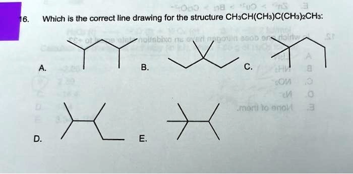 SOLVED: Please can you draw out the line structures as Lewis Structures ...