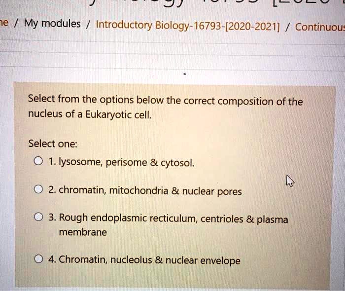 my modules introductory biology 16793 2020 2021 continuous select from ...