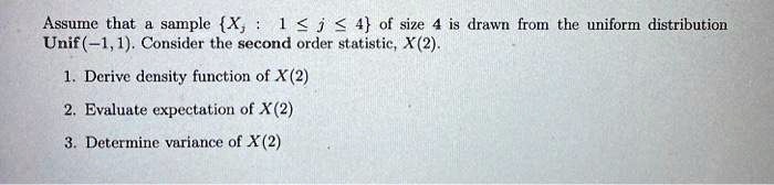 SOLVED: Assume that sample X;