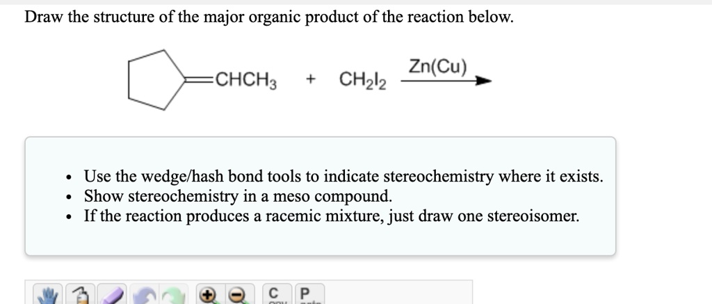 SOLVED: Draw the structure of the major organic product of the reaction ...