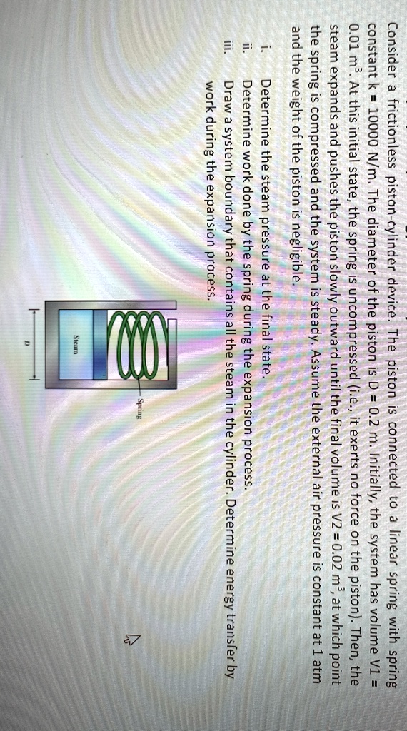 [GET ANSWER] consider a frictionless piston cylinder device the piston ...