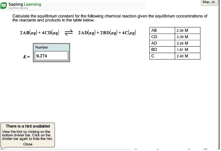 SOLVED: Map EA Sapling Learning Macmillan Learning: Calculate the ... SOLVED: Map EA Sapling Learning Macmillan Learning: Calculate the ...