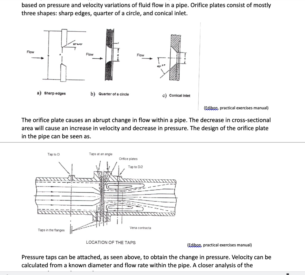question what data can we obtain from determining the pressure drop ...