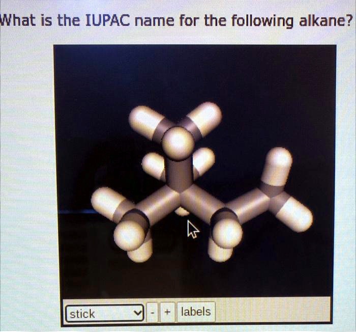 SOLVED: how to name this alkane? What is the IUPAC name for the ... SOLVED: how to name this alkane? What is the IUPAC name for the ...
