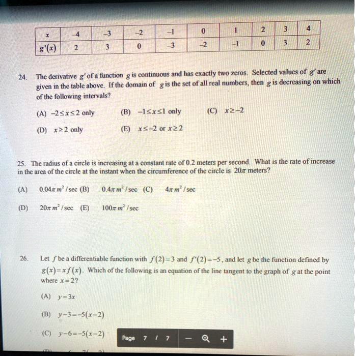 SOLVED: ofa function g iS continuous and has exactly two zeros ...